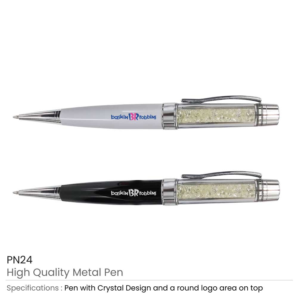 Crystal Metal Ballpoint Pens | Promotional Gifts Suppliers in Dubai