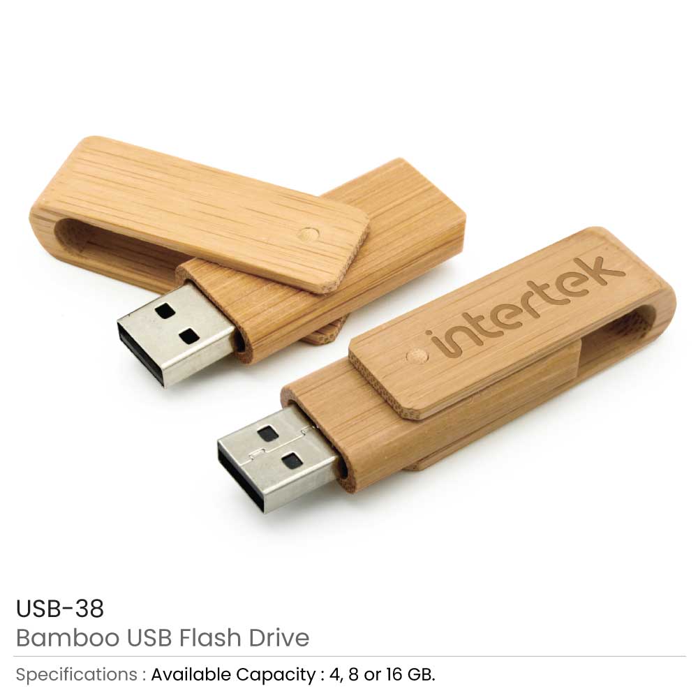 Bamboo USB Flash Drives | Promotional Gifts Suppliers in Dubai