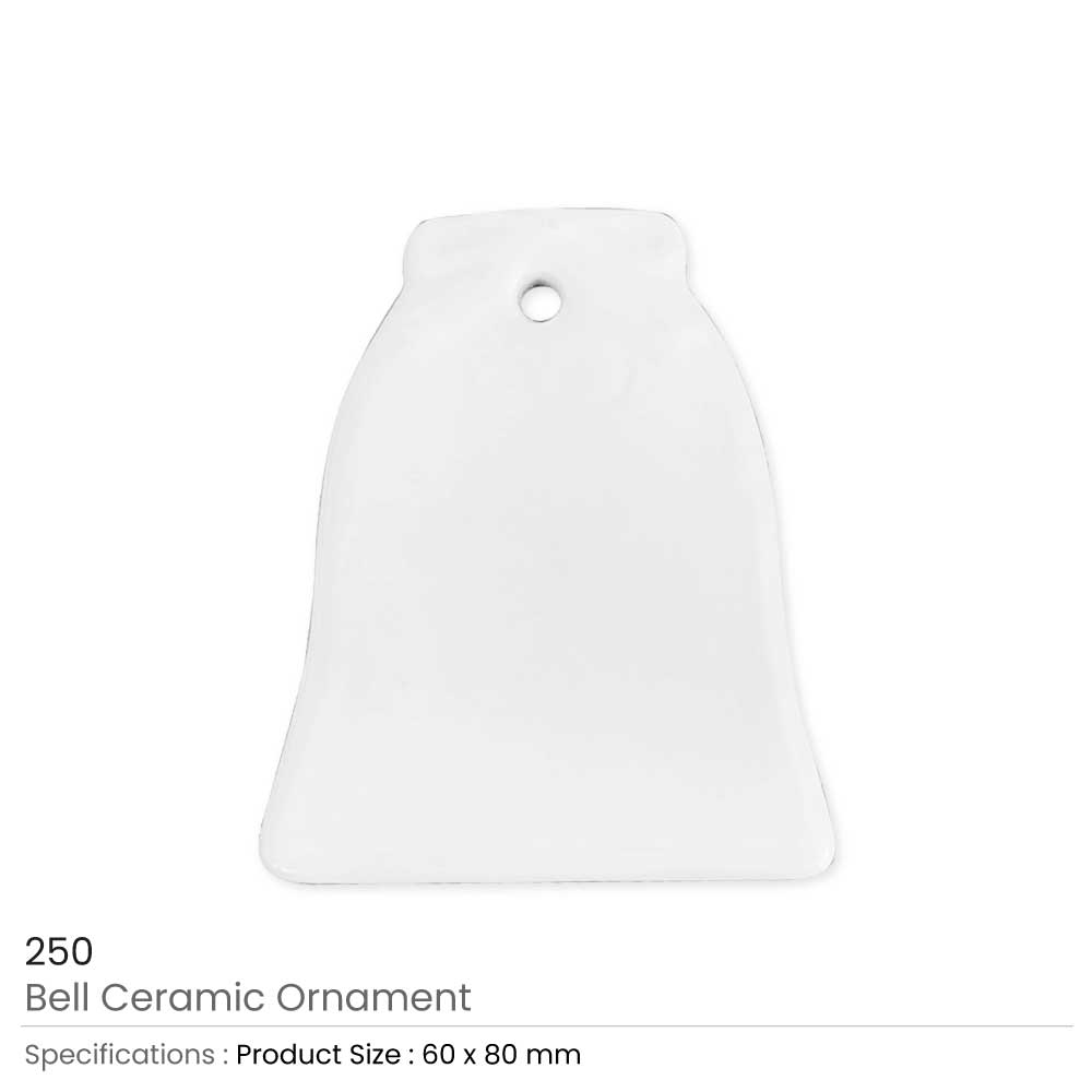 Bell Shape Decorative Ceramics | Promotional Gifts Suppliers in Dubai