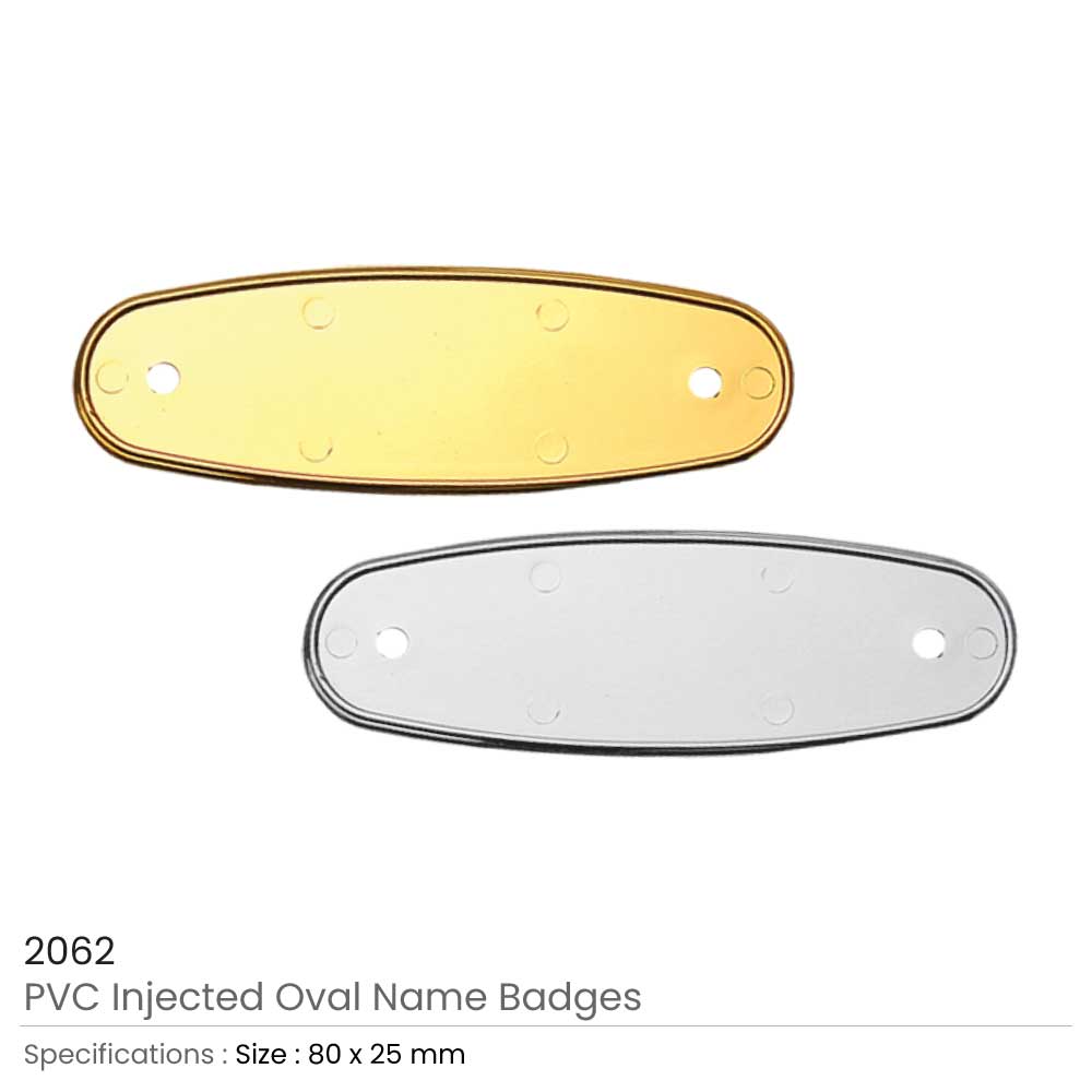 PVC Injected Name Badges | Promotional Gifts Suppliers in Dubai