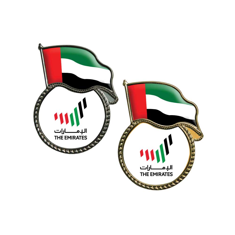 UAE Flag Metal Badges | Promotional Gifts Suppliers in Dubai